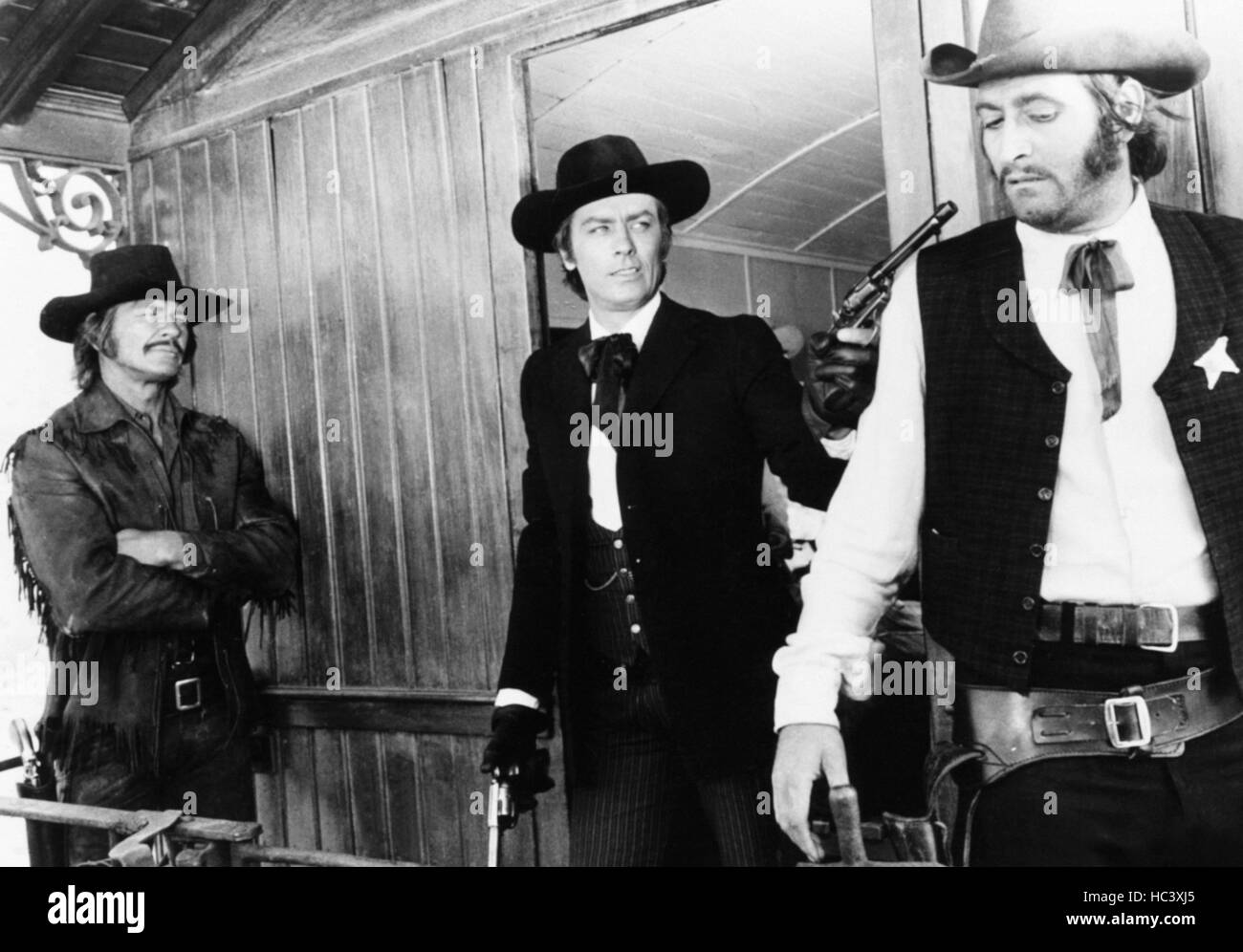 RED SUN, (aka SOLEIL ROUGE), from left, Charles Bronson, Alain Delon ...