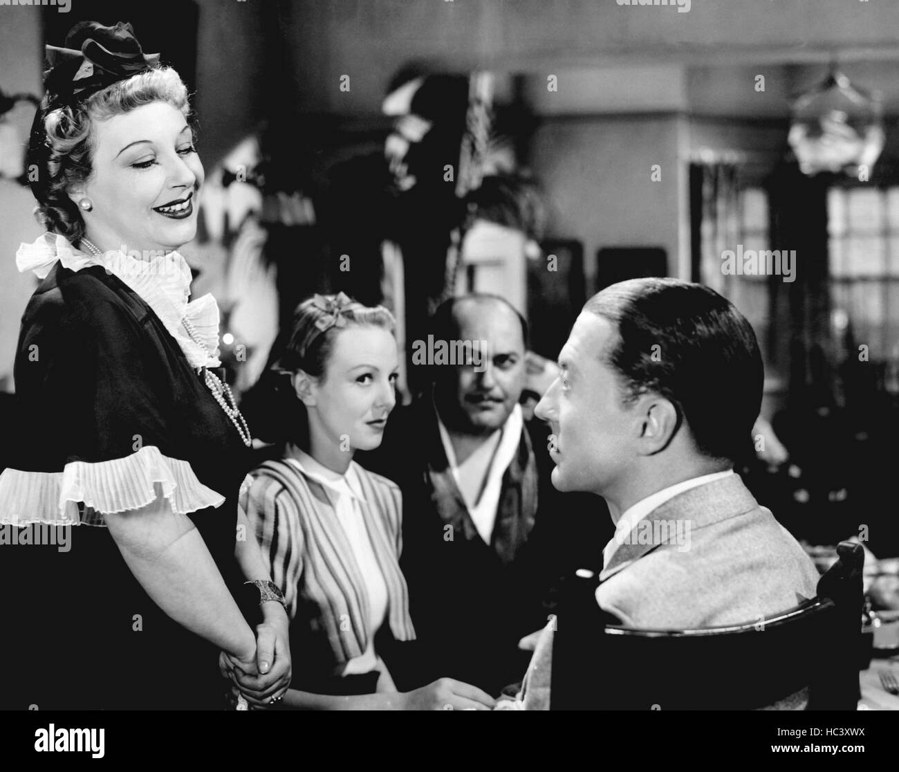 RETURN TO YESTERDAY, from left: Olga Lindo, Anna Lee, Garry Marsh (rear ...