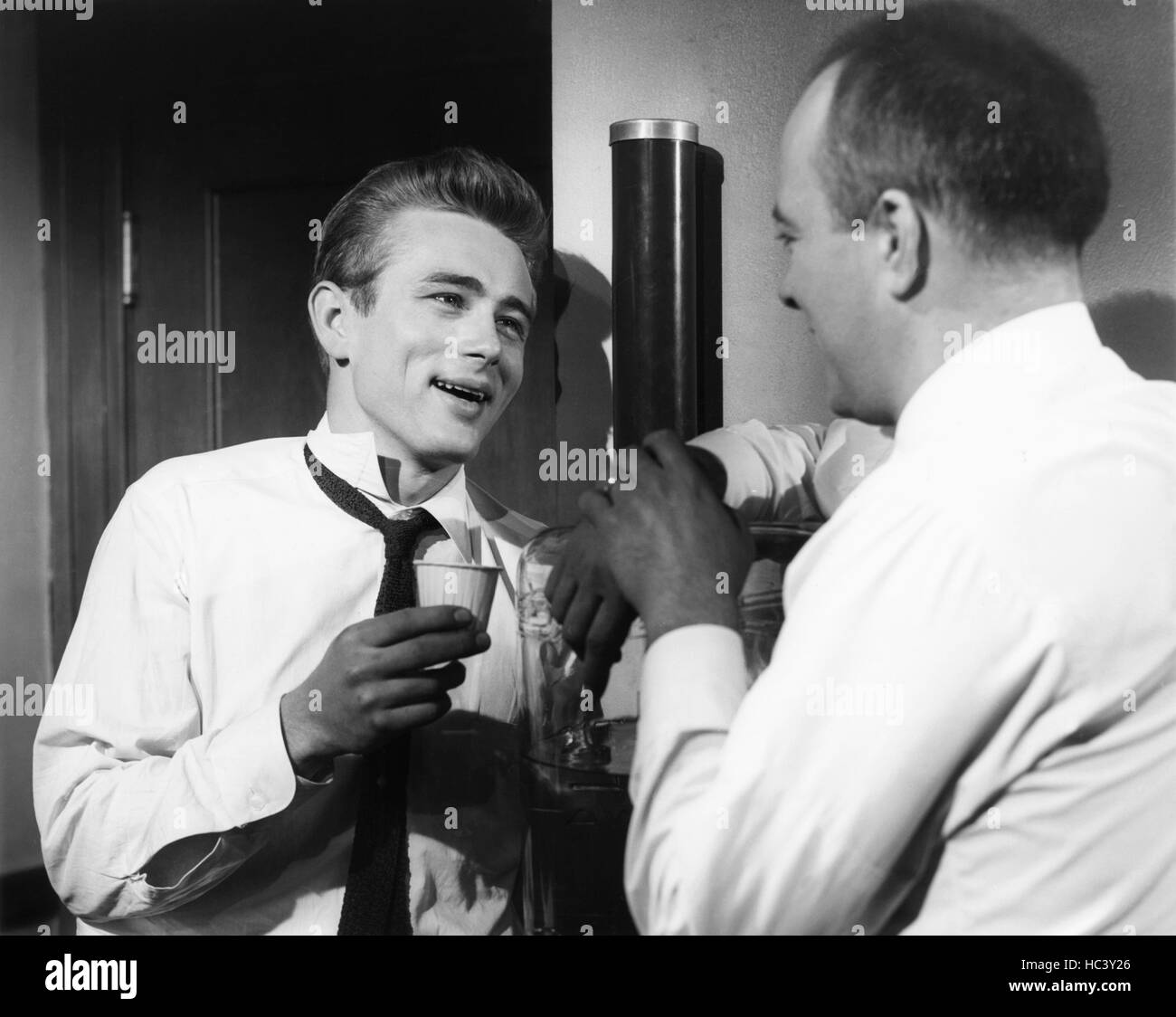 REBEL WITHOUT A CAUSE, from left, James Dean, Edward Platt, 1955 Stock ...