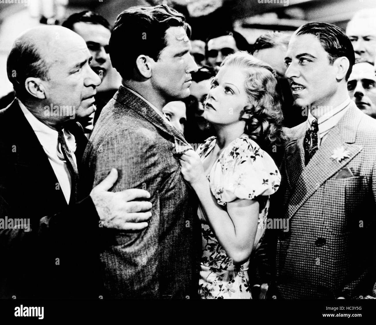 RIFFRAFF, from left: J. Farrell MacDonald, spencer Tracy, Jean Harlow ...