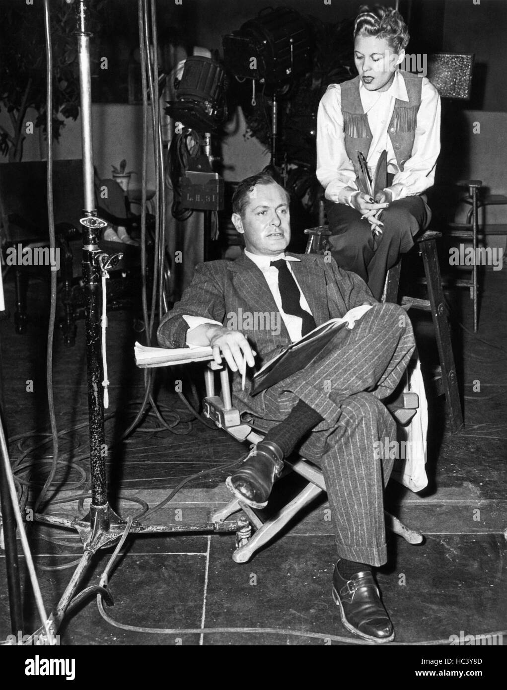RIDE THE PINK HORSE, from left: star/director Robert Montgomery ...