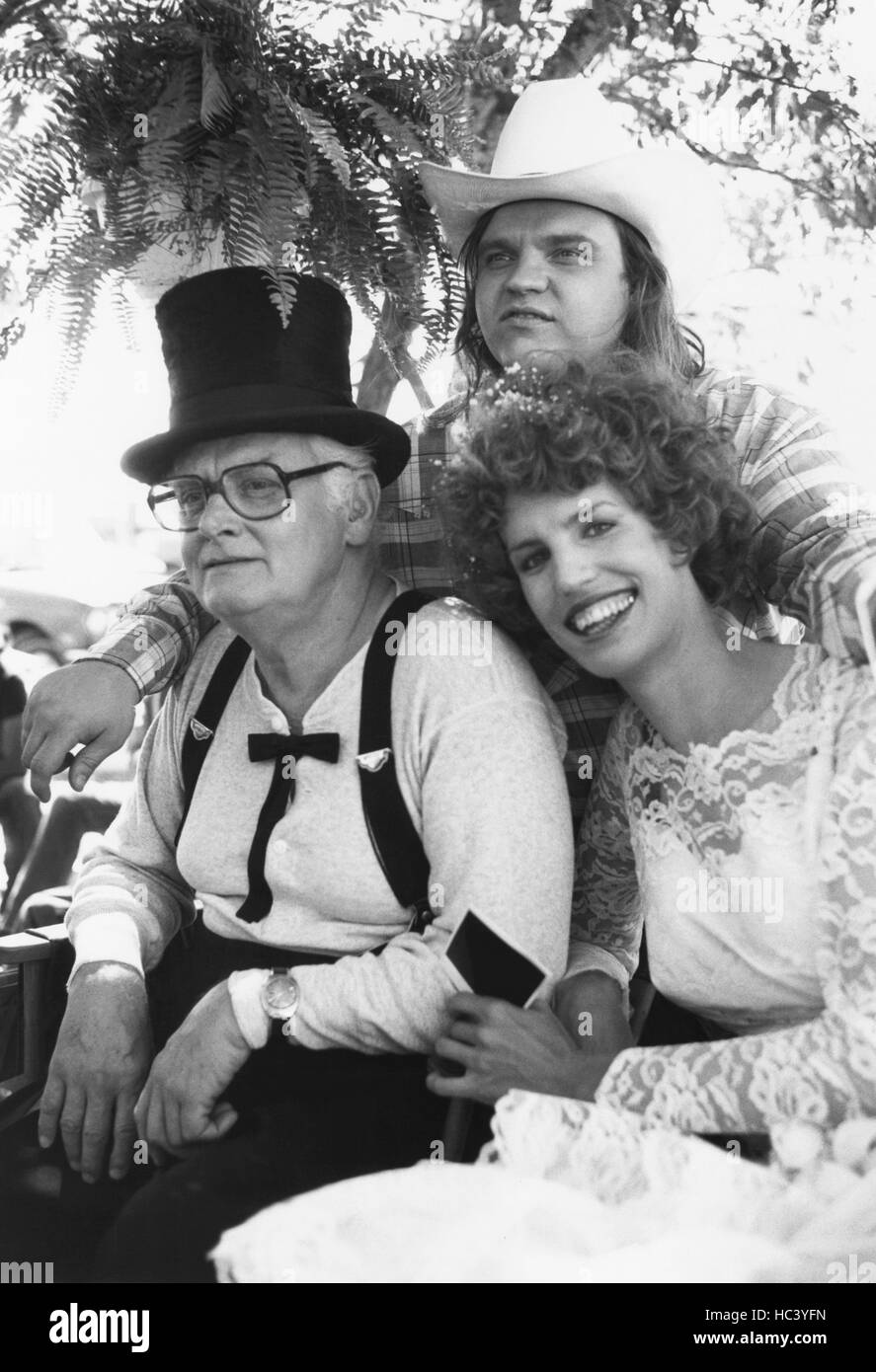 ROADIE, from left: Art Carney, Rhonda Bates, Meat Loaf (rear), 1980 ...