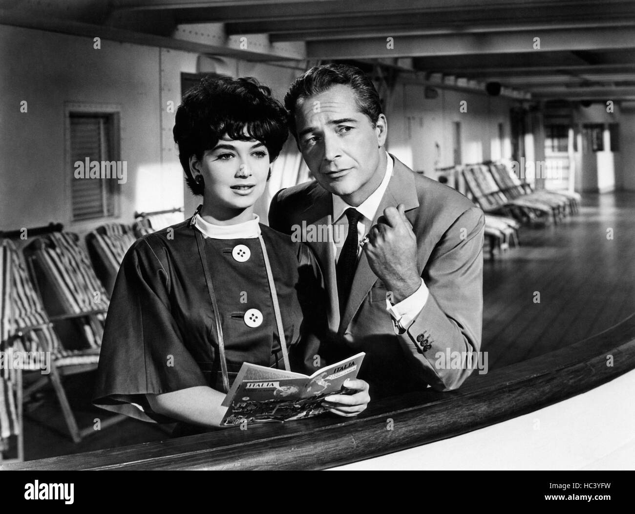 ROME ADVENTURE, Suzanne Pleshette, Rossano Brazzi, 1962 Stock Photo - Alamy