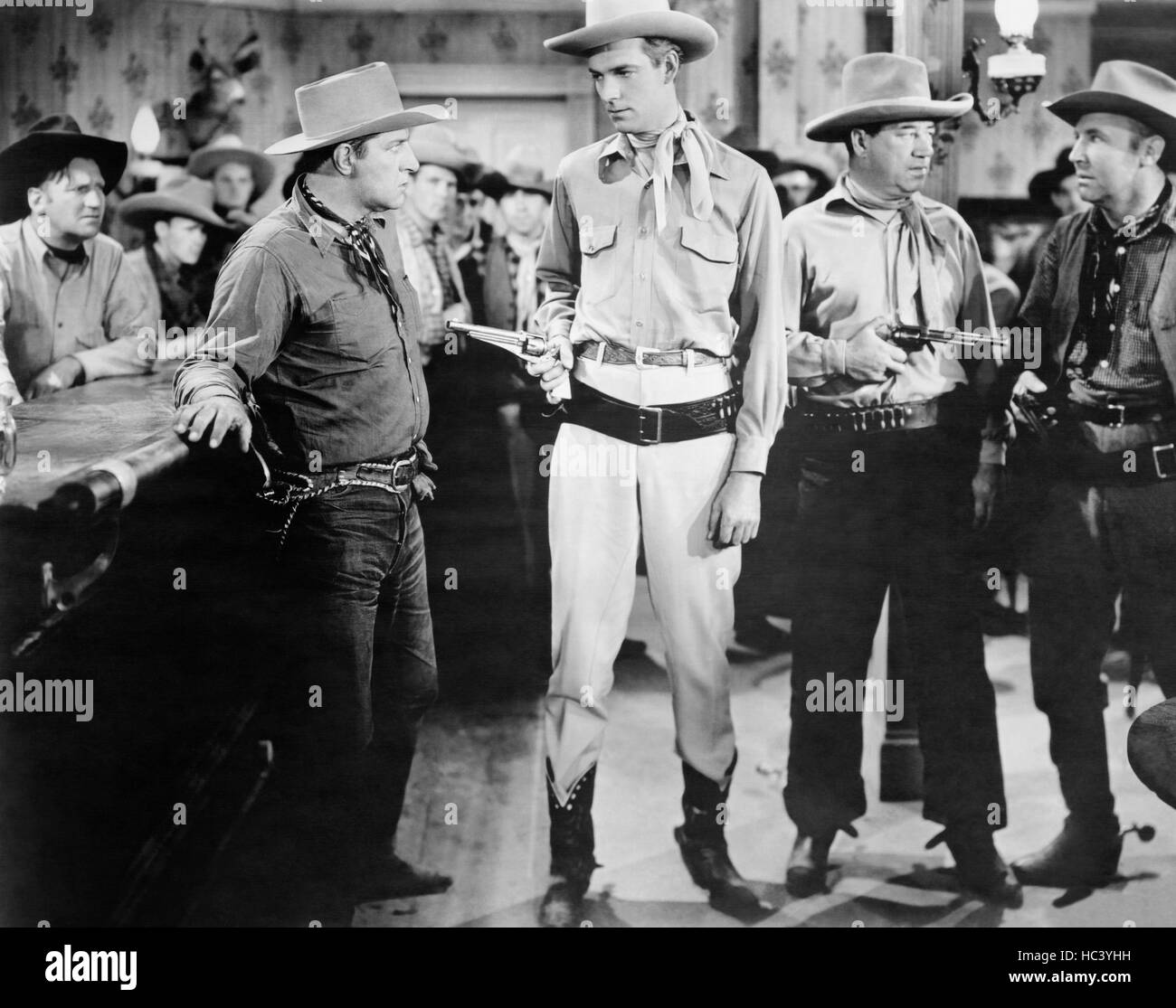 ROLL ALONG COWBOY, second, third and fourth from left: Frank Ellis ...