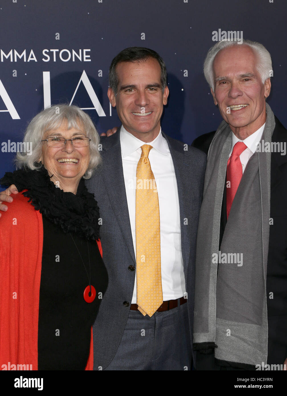 Westwood, California, USA. 06th Dec, 2016. Sukey Garcetti, Eric ...