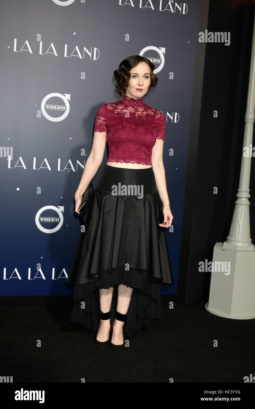 Los Angeles, CA, USA. 6th Dec, 2016. Anna Chazelle at the "La LA Land ...