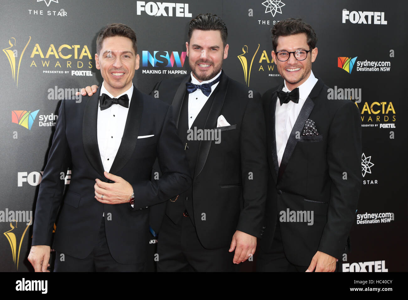 Sydney, Australia. 7 December 2016. Pictured, L-R: Michael Falzon, Ben ...