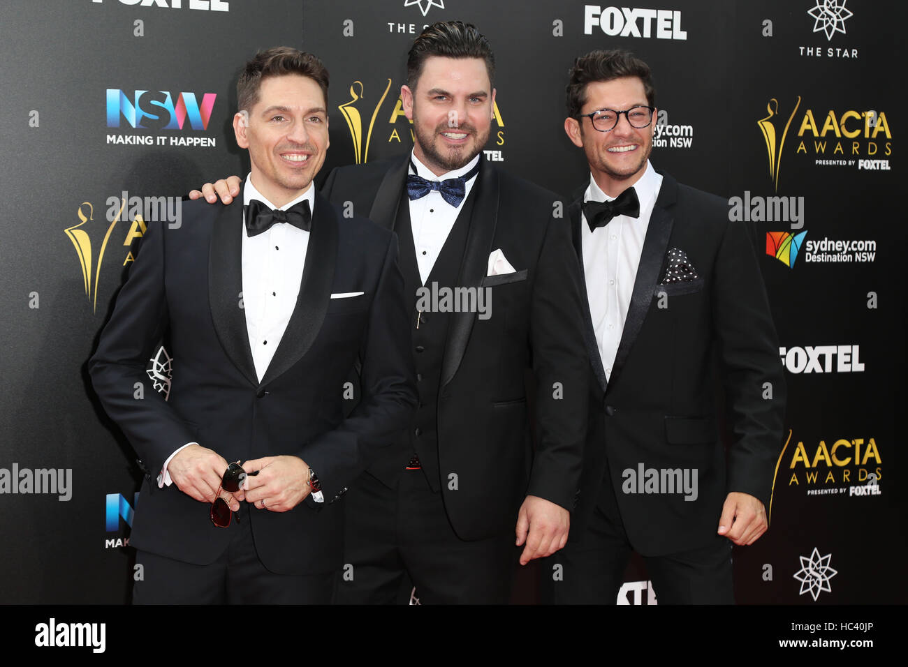 Sydney, Australia. 7 December 2016. Pictured, L-R: Michael Falzon, Ben ...