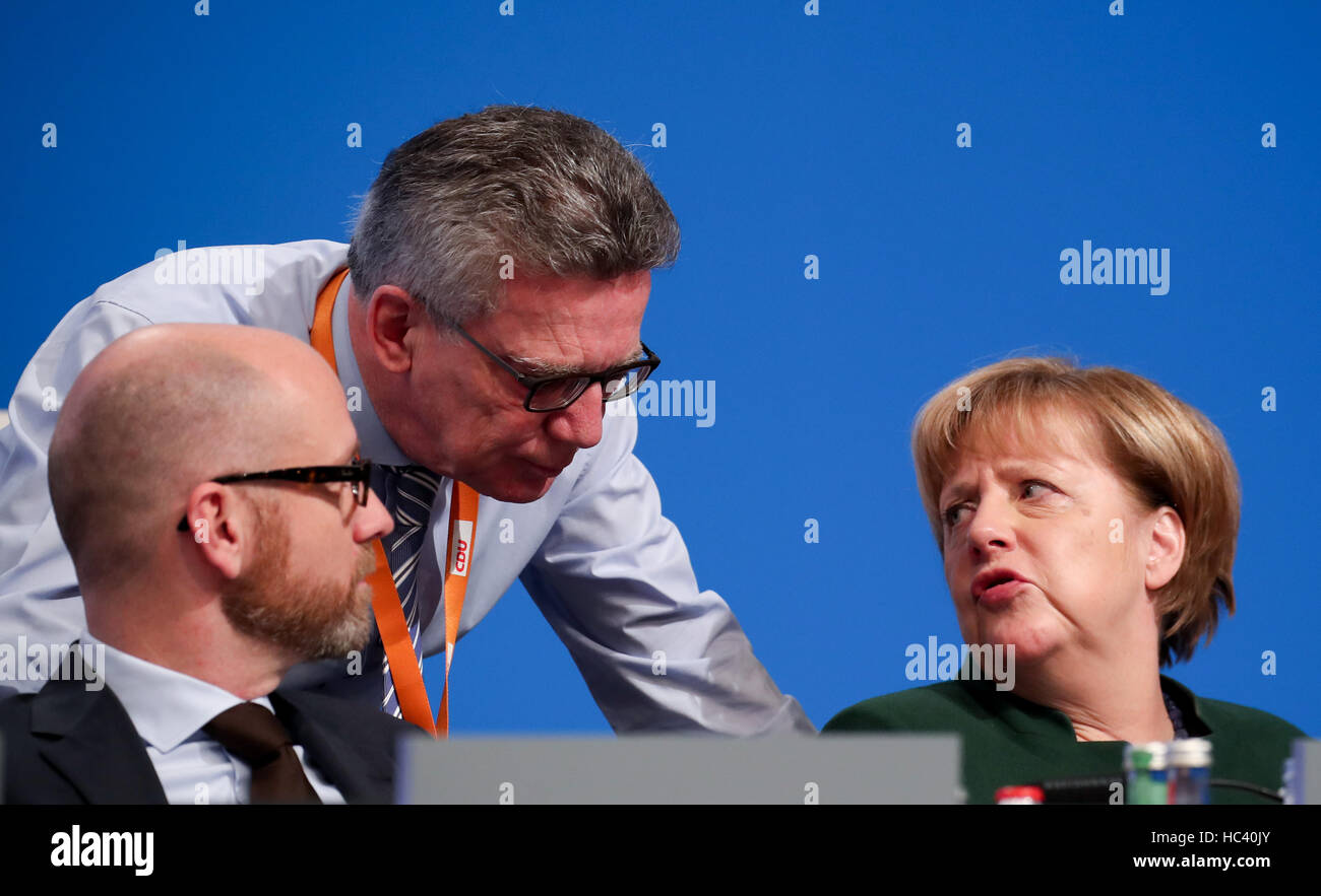Essen, Germany. 7th Dec, 2016. German Chancellor Angela Merkel (CDU ...