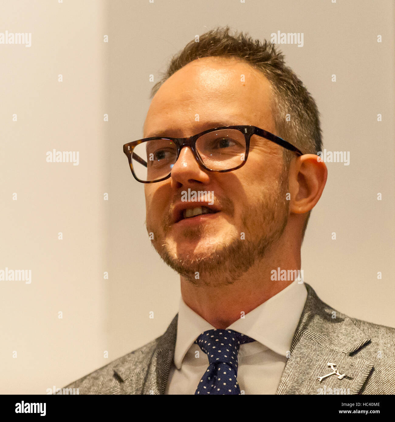 London, UK. 7 December 2016. Dr. David Rooney, Curator of the Winton ...