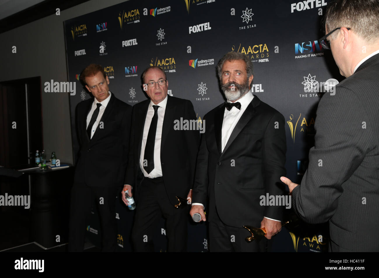 Sydney, Australia. 7 December 2016. Pictured, L-R: Paul Currie, Bruce ...