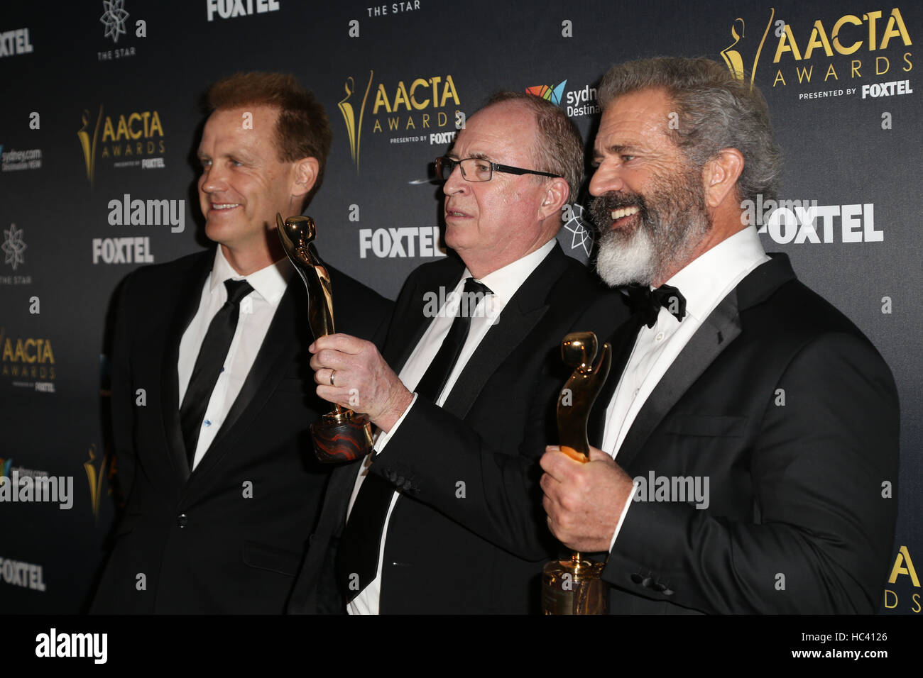 Sydney, Australia. 7 December 2016. Pictured, L-R: Paul Currie, Bruce ...