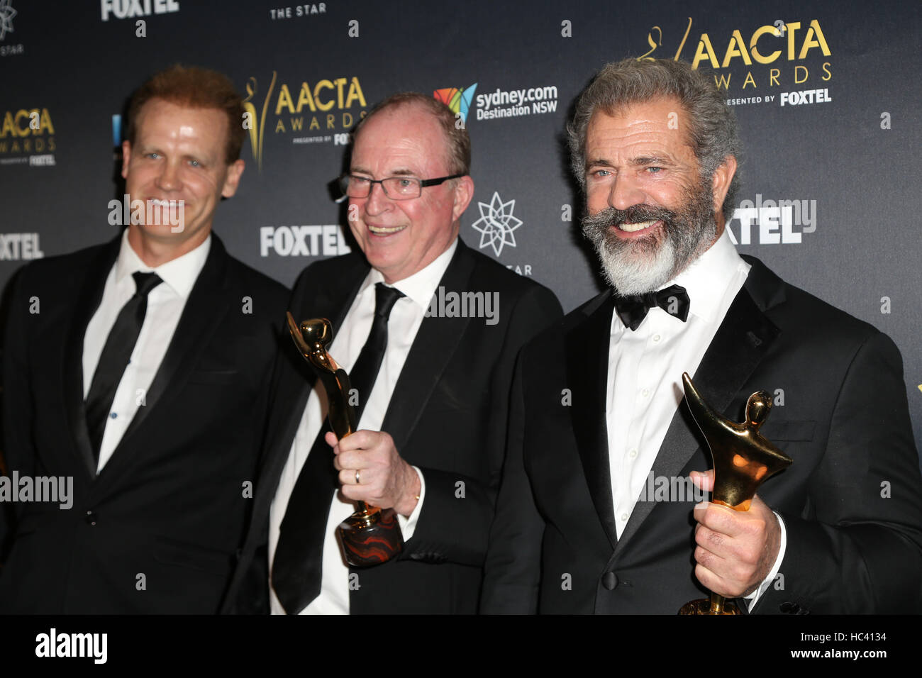 Sydney, Australia. 7 December 2016. Pictured, L-R: Paul Currie, Bruce ...