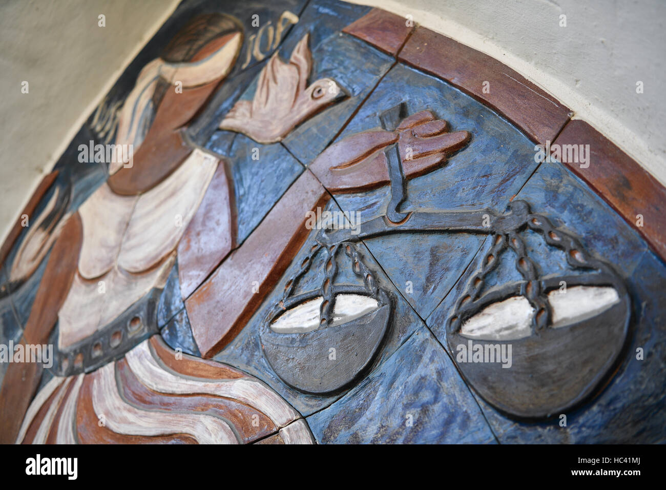 Justitia roman goddess justice symbols hi-res stock photography and ...