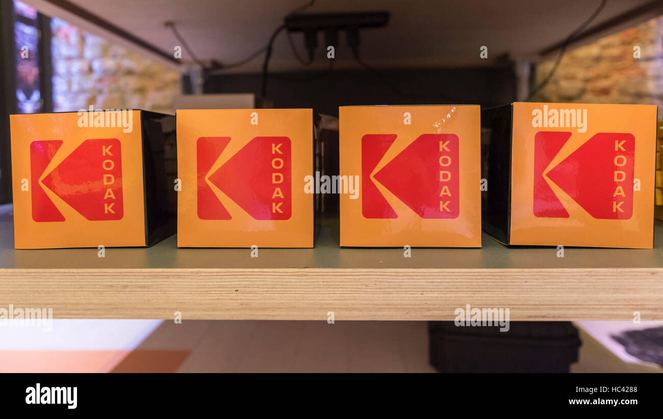 London, UK. 7 December 2016. A Kodakery pop-up store has been set up in ...