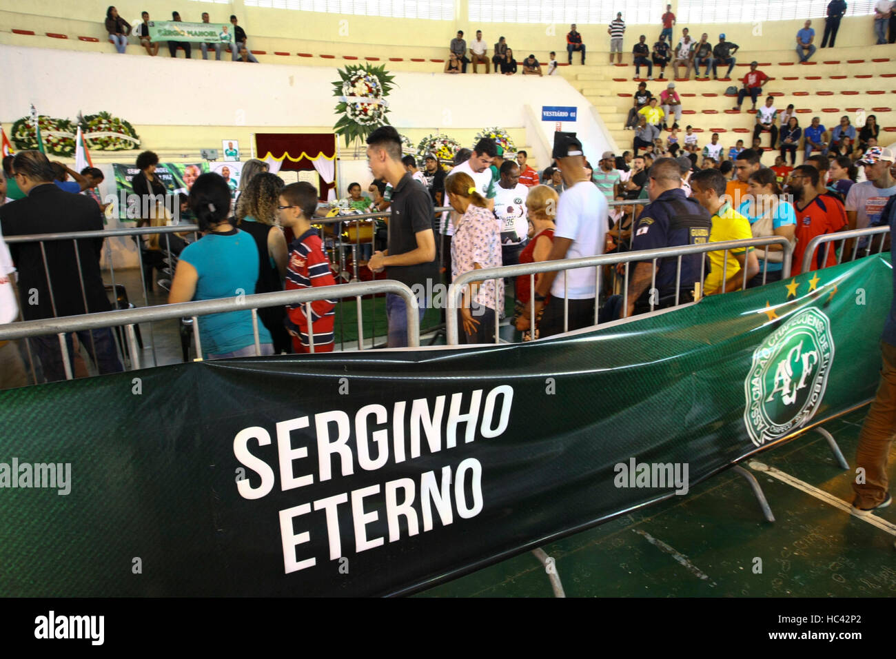 Itapevi, Brazil. 04th Dec, 2016. The body of the player Chapecoense ...