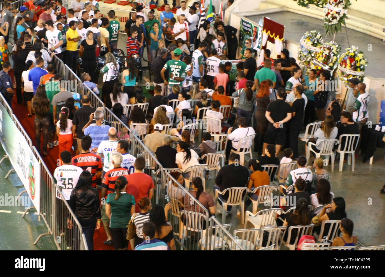 Itapevi, Brazil. 04th Dec, 2016. The body of the player Chapecoense ...
