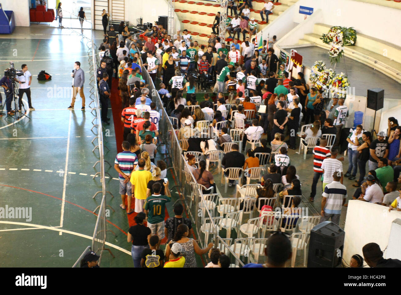 Itapevi, Brazil. 04th Dec, 2016. The body of the player Chapecoense ...