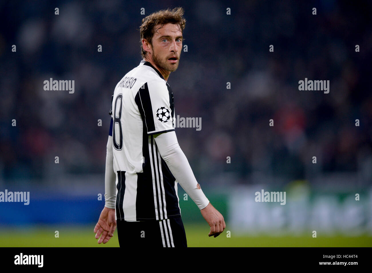 Turin, Italy. 7th Dec, 2016. Claudio Marchisio of Juventus FC looks on ...