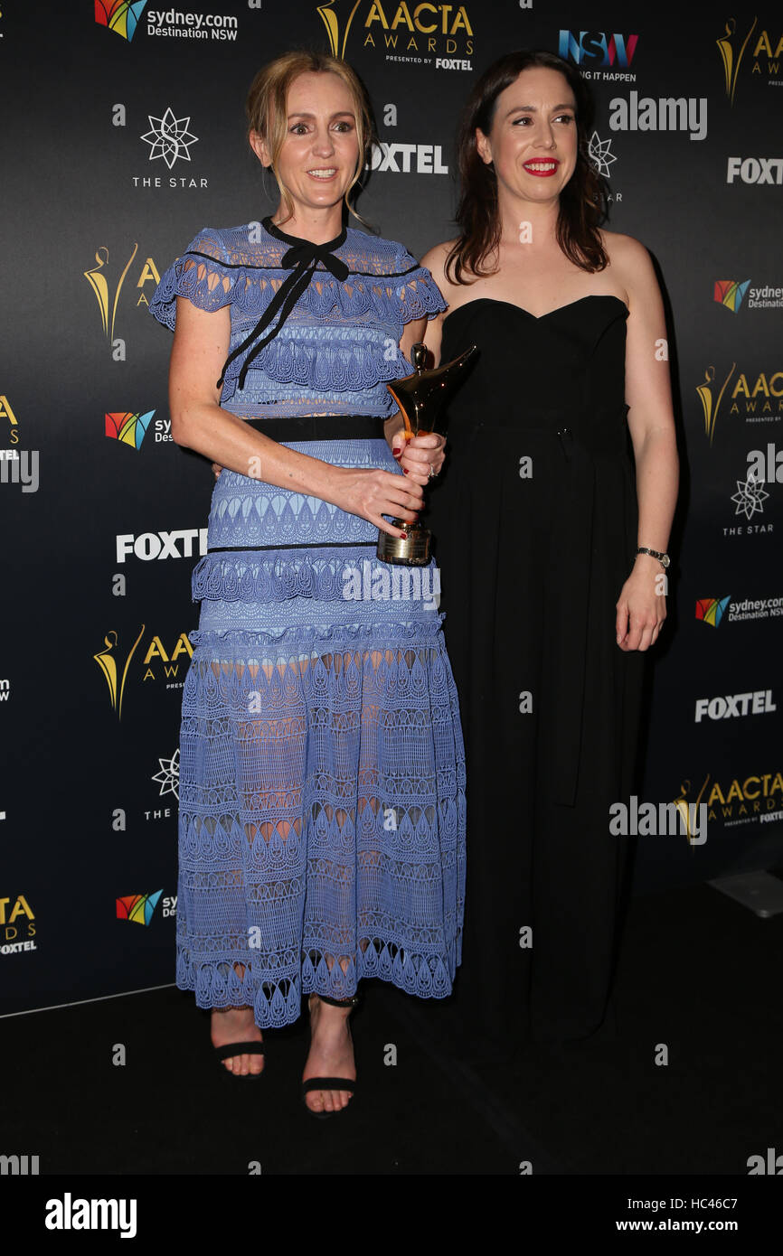 Sydney, Australia. 7 December 2016. Sarah Scheller and Alison Bell pose ...