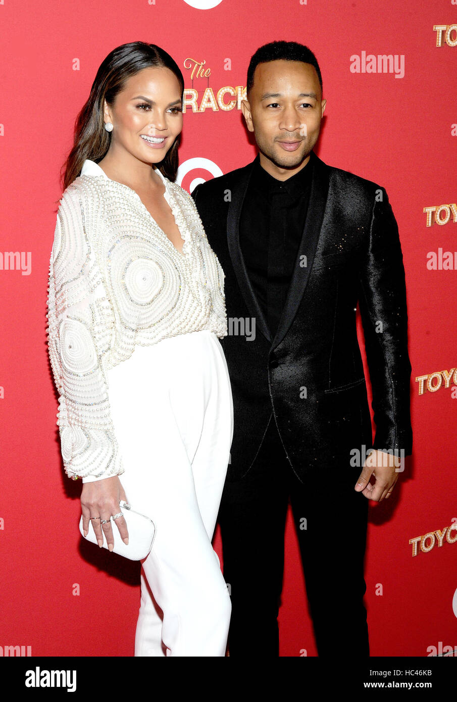 New York, NY, USA. 07th Dec, 2016. Chrissy Teigen and John Legend ...
