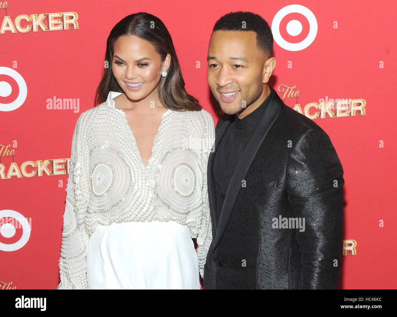 New York, NY, USA. 07th Dec, 2016. Chrissy Teigen and John Legend ...