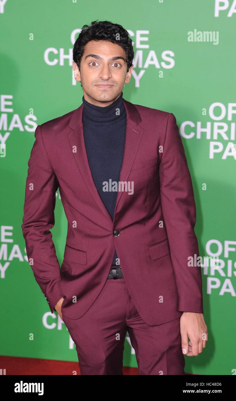Los Angeles, CA, USA. 7th Dec, 2016. Karan Soni at arrivals for OFFICE ...