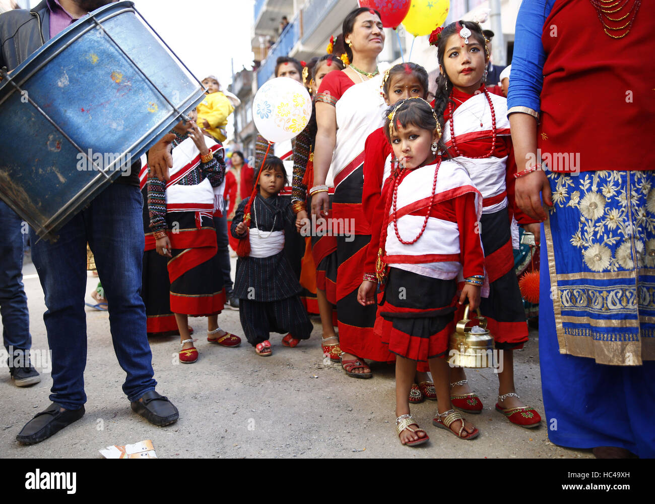 Traditional newari attire hi-res stock photography and images - Alamy