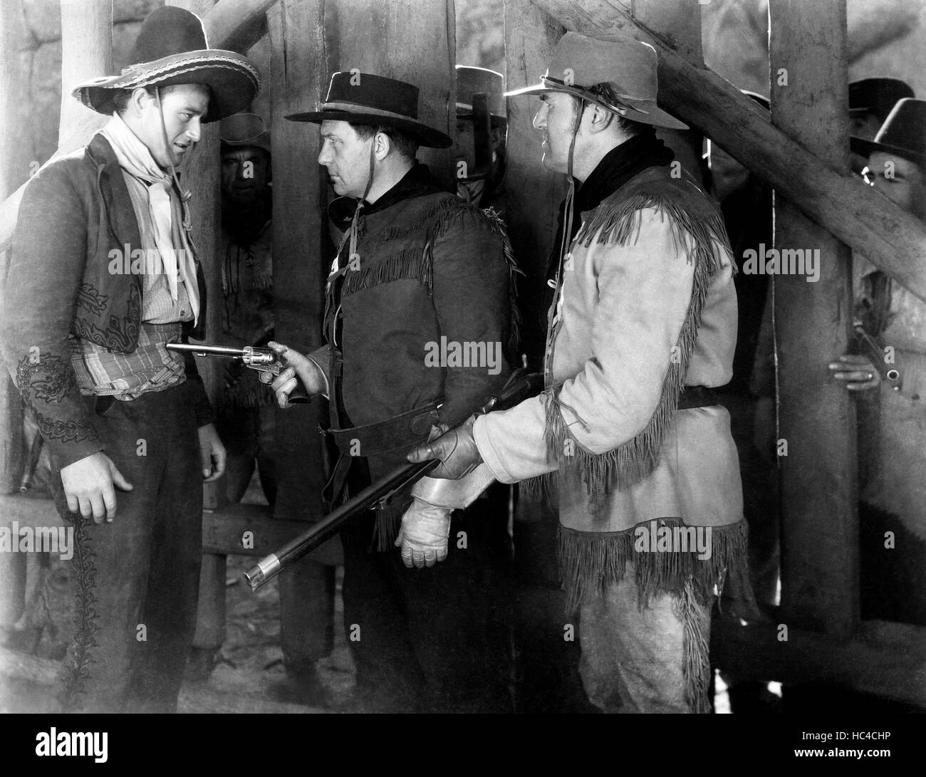 THE OREGON TRAIL, John Wayne, Harry Harvey, Frank Rice, 1936 Stock ...