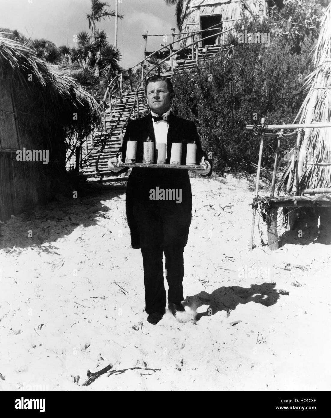 THE ADMIRABLE CRICHTON, (aka PARADISE LAGOON), Kenneth More, 1957 Stock ...