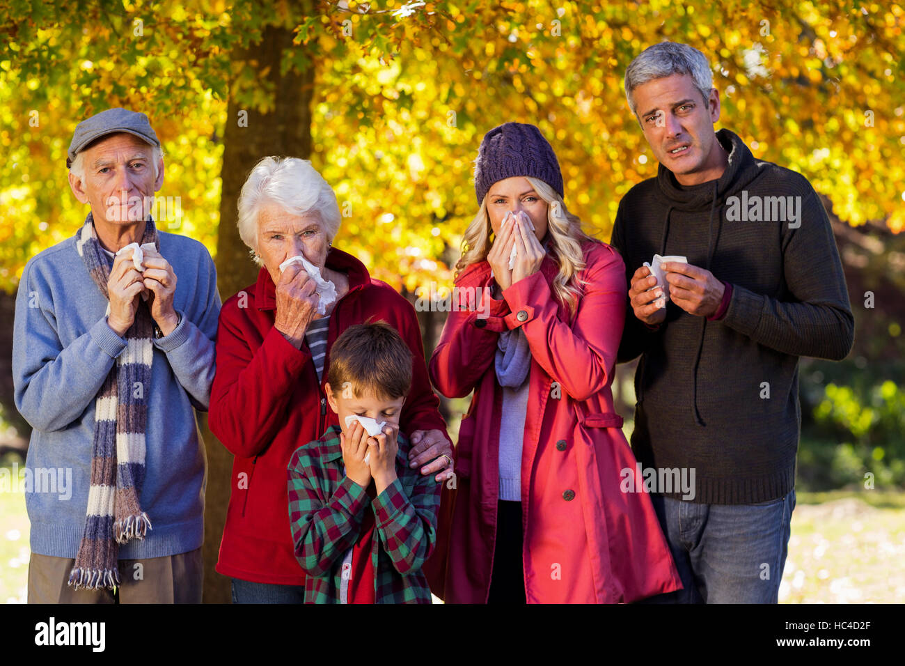 Sick family hi-res stock photography and images - Alamy