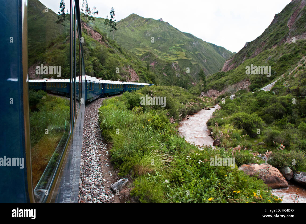 Inca Trail. Peru Luxury train from Cuzco to Machu Picchu. Orient ...