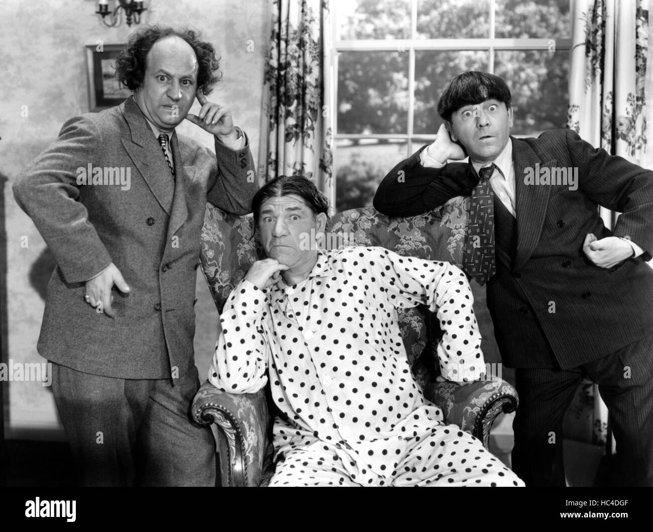 PARDON MY CLUTCH, from left: Larry Fine, Shemp Howard, Moe Howard, [The ...