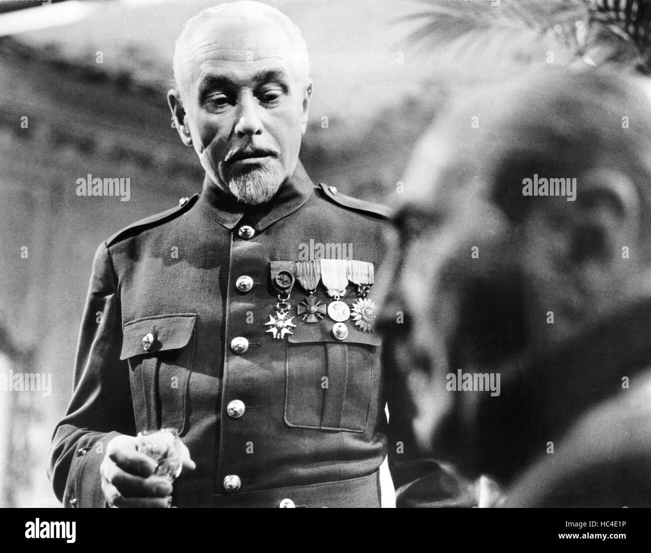 PATHS OF GLORY, from left: George Macready, Adolphe Menjou,1957 Stock ...