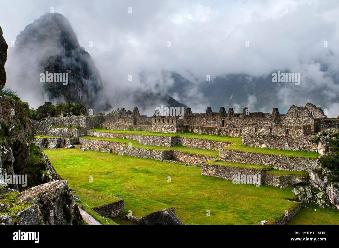 Inside archaeological complex machu picchu hi-res stock photography and ...