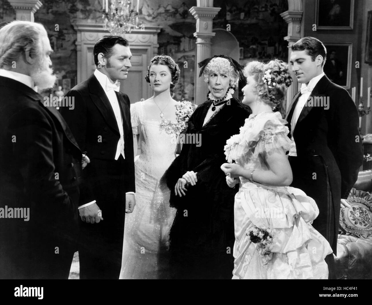 PARNELL, from left, Clark Gable, Myrna Loy, Edna May Oliver, Billie ...