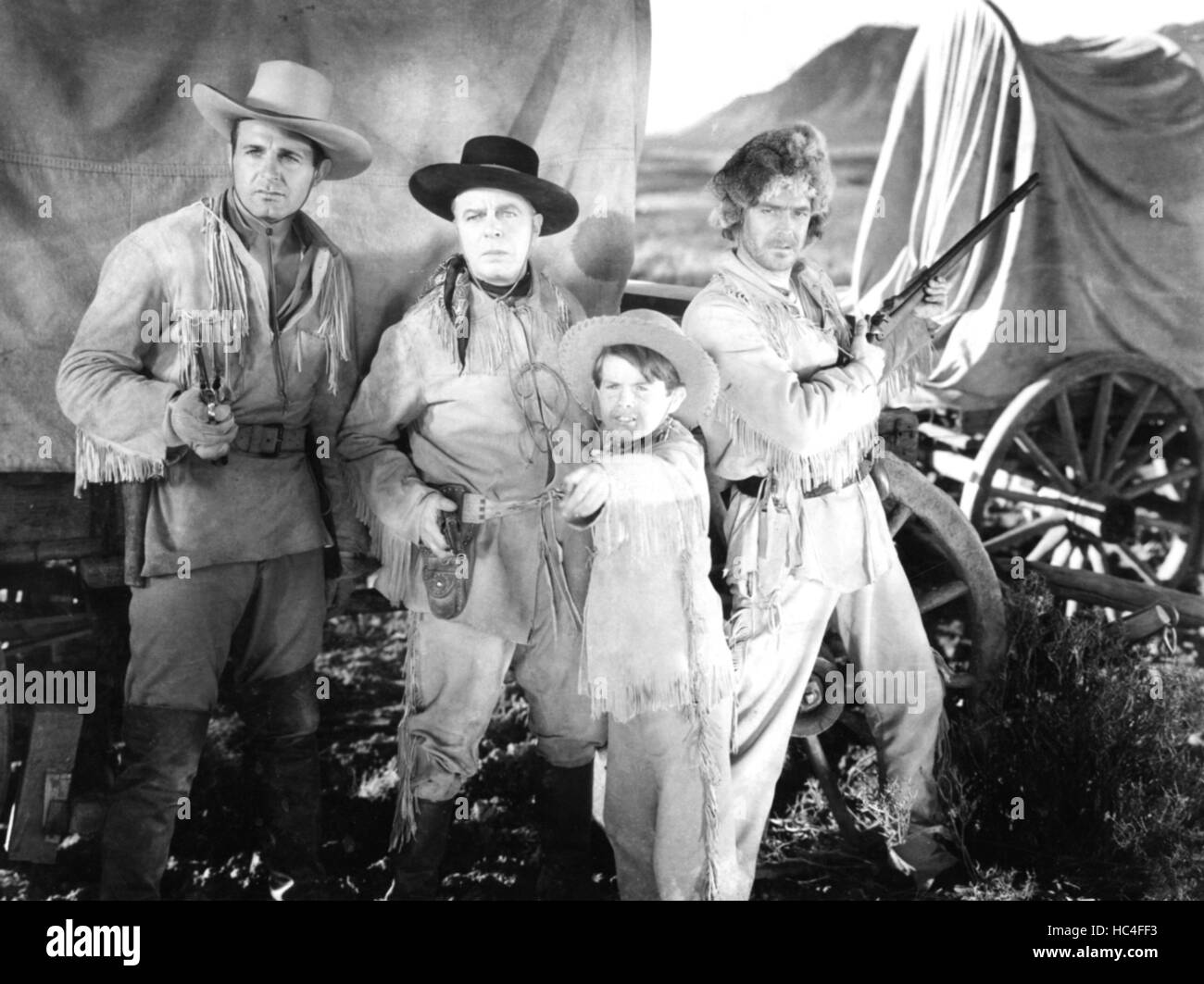 THE PAINTED STALLION, Ray Corrigan, Hoot Gibson, Sammy McKim, Jack ...