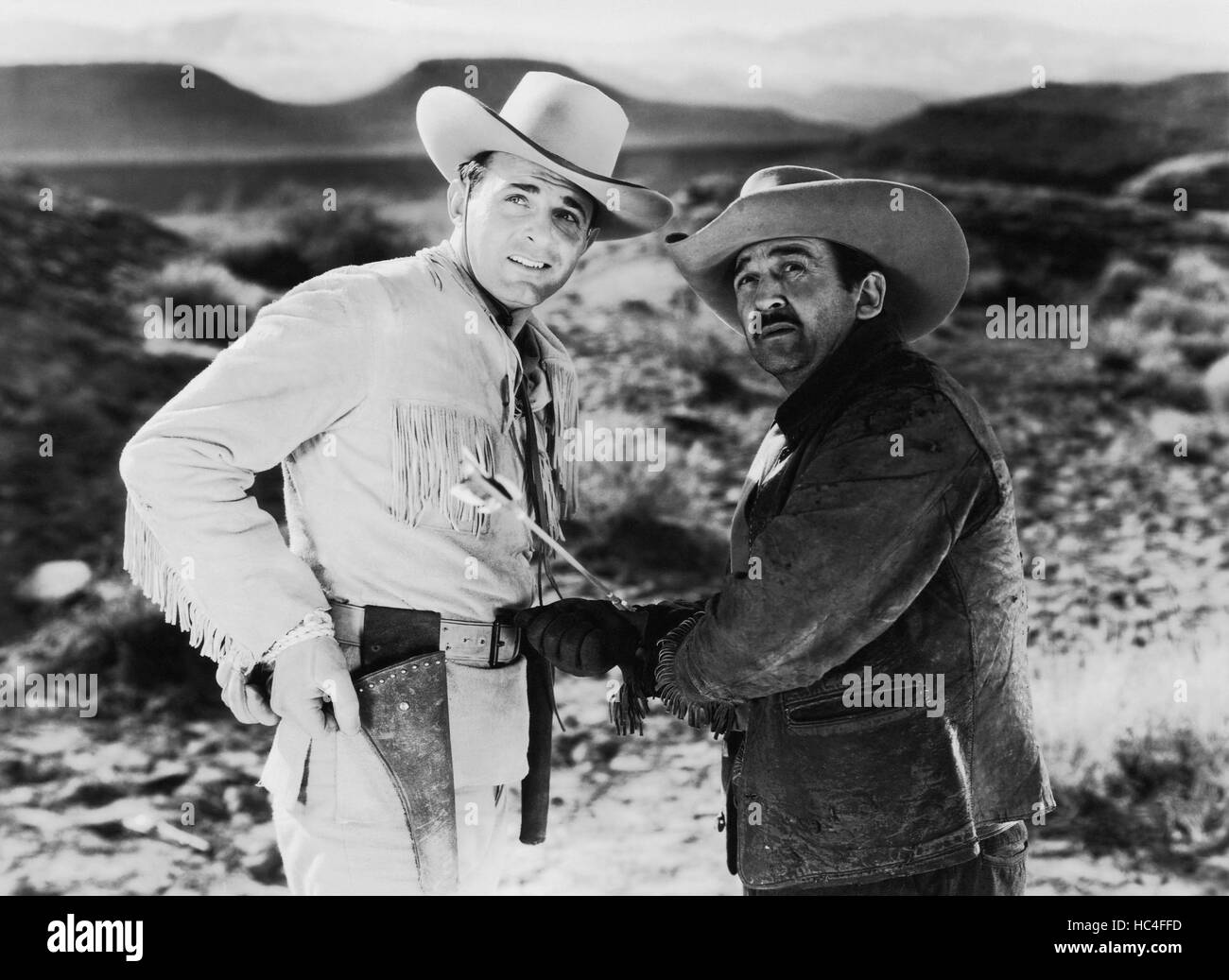 THE PAINTED STALLION, from left: Ray Corrigan, Charles King, 1937 Stock ...