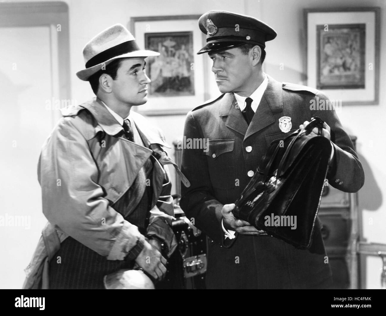 PASSPORT TO ALCATRAZ, from left: Noah Beery Jr., Jack Holt, 1940 Stock ...