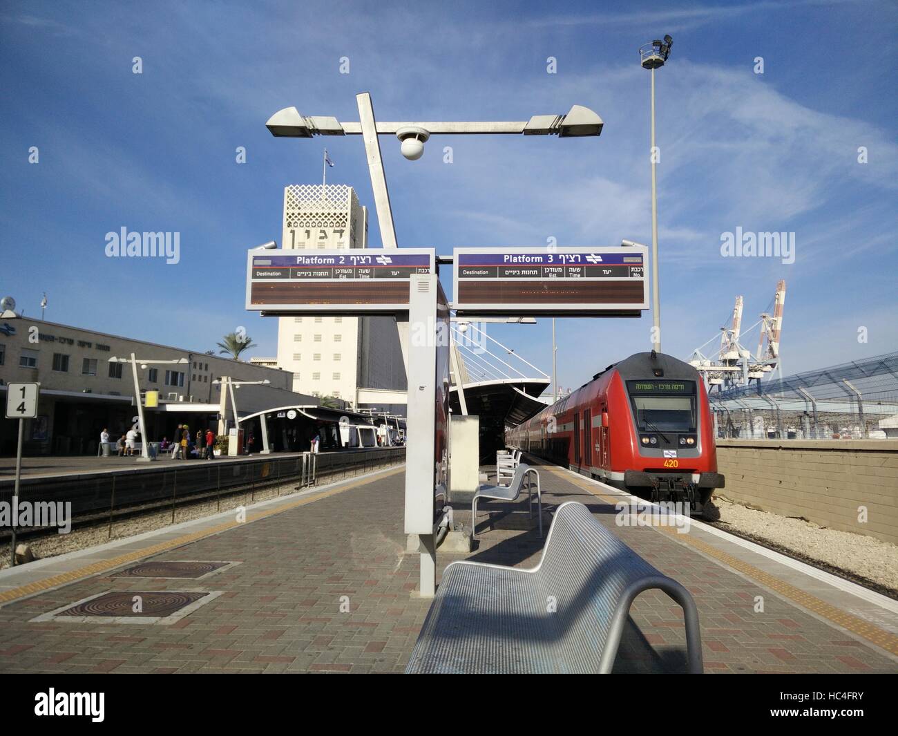 Railway station at haifa hi-res stock photography and images - Alamy