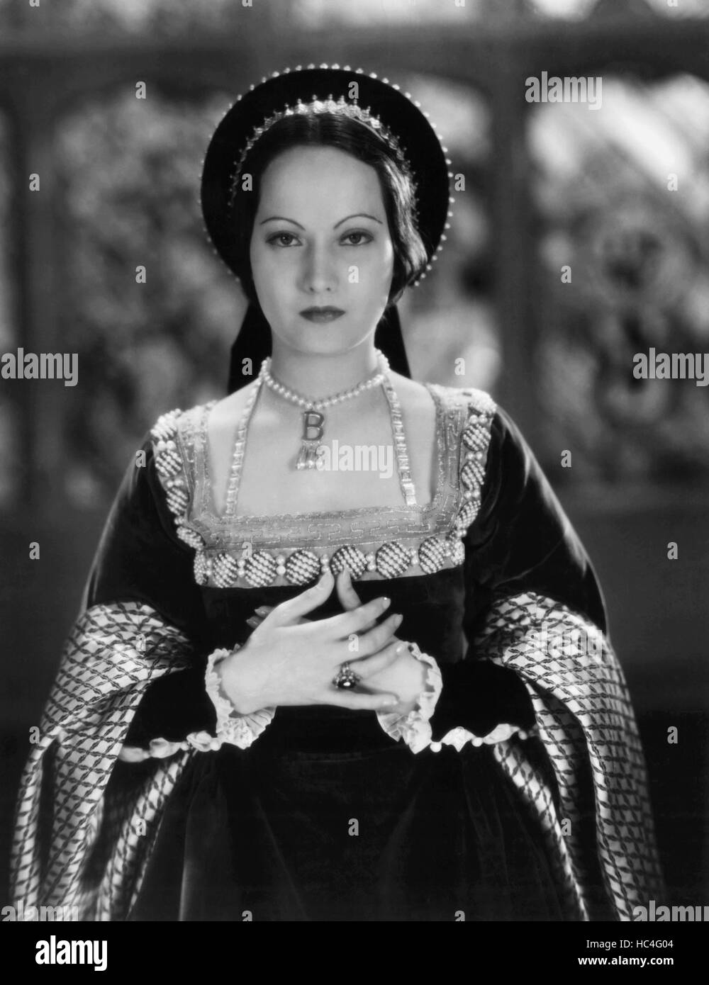 THE PRIVATE LIFE OF HENRY VIII, Merle Oberon as Anne Boleyn, 1933 Stock ...