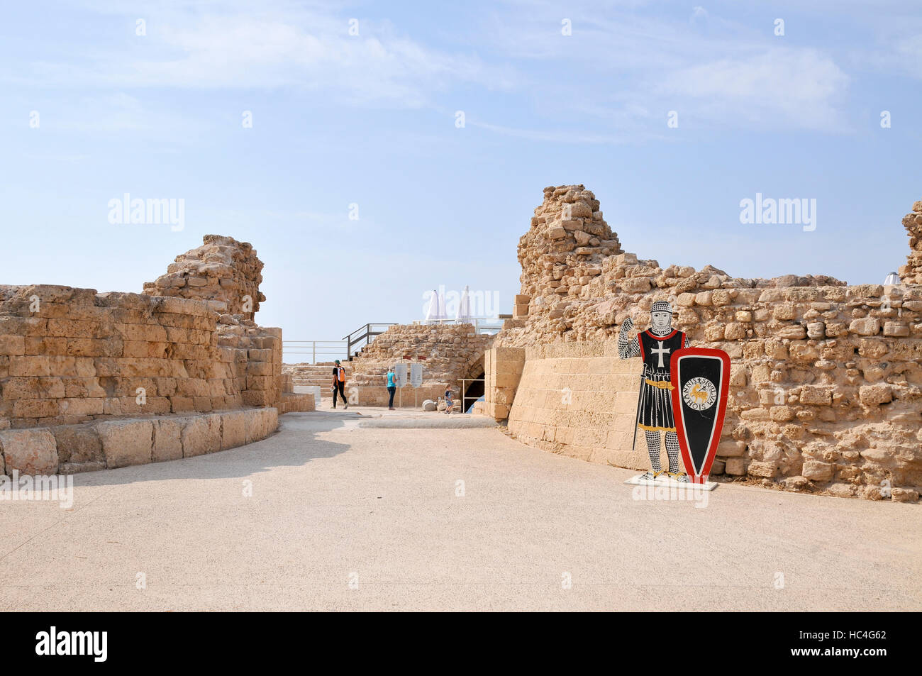 The remains of the old fort of Apolonia, AKA Arsuf, Apollonia is an ...