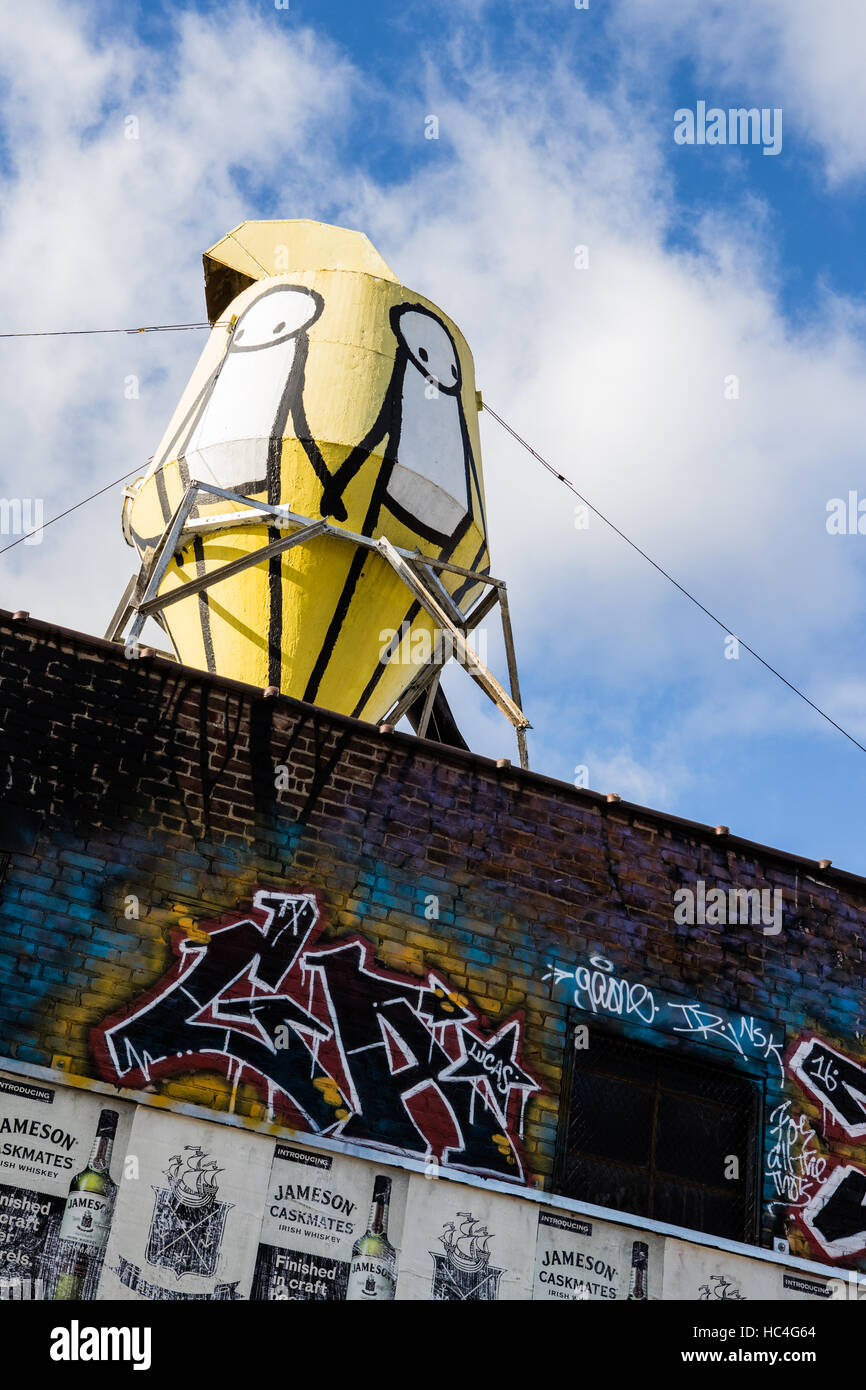 Street Art in Bushwick, Brooklyn. New York, USA. All art by The ...