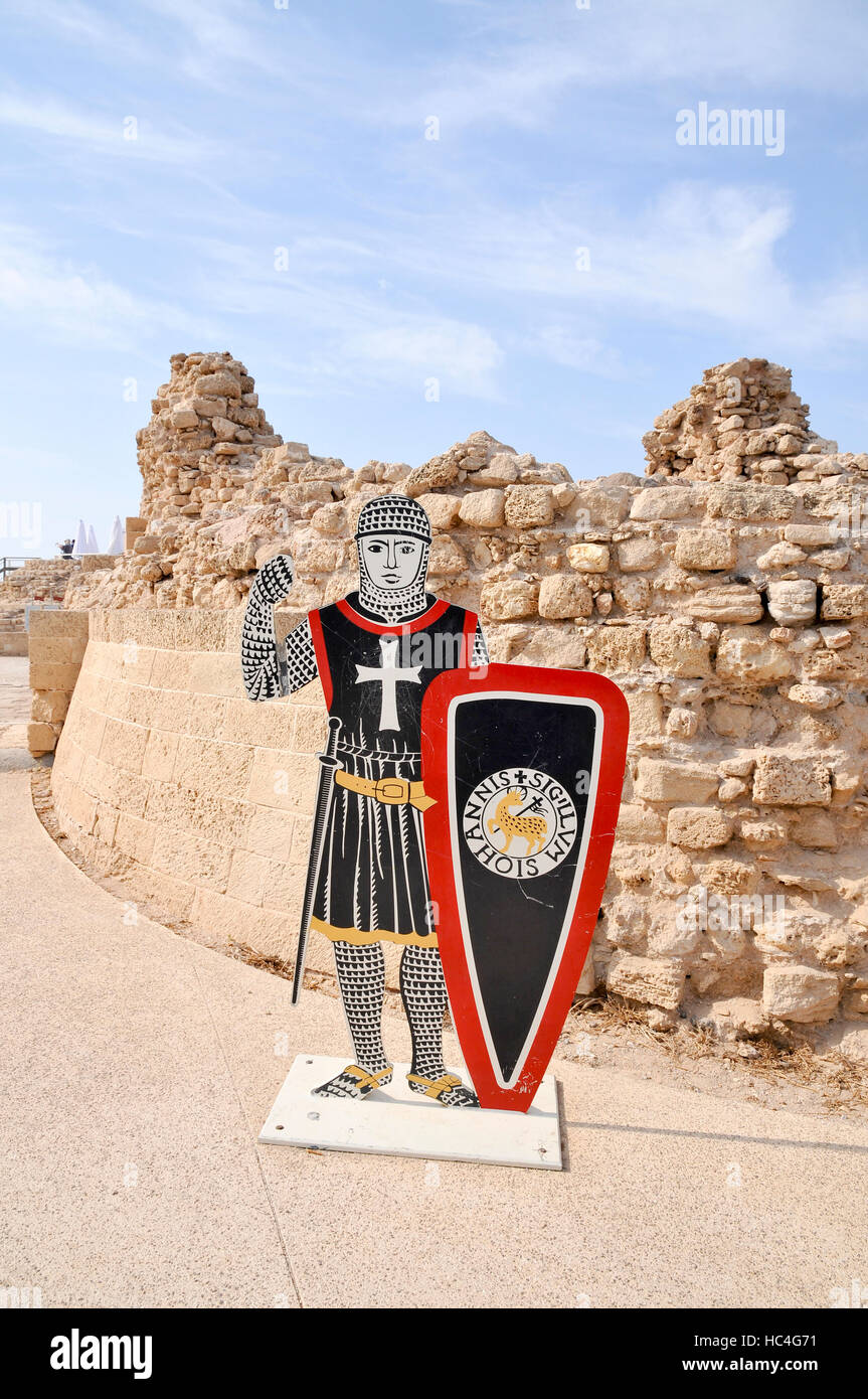 The remains of the old fort of Apolonia, AKA Arsuf, Apollonia is an ...