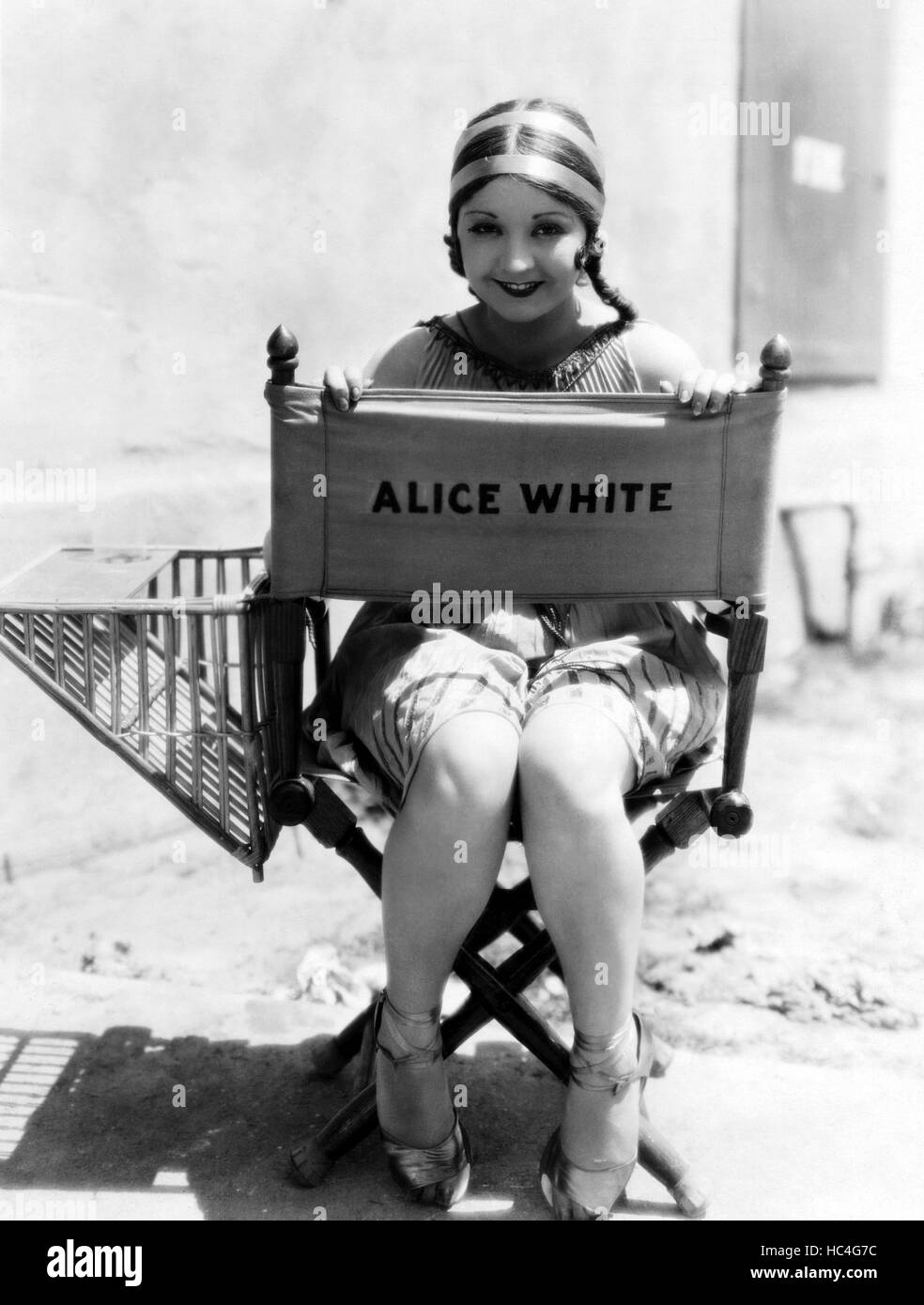 THE PRIVATE LIFE OF HELEN OF TROY, Alice White sitting in custom made ...