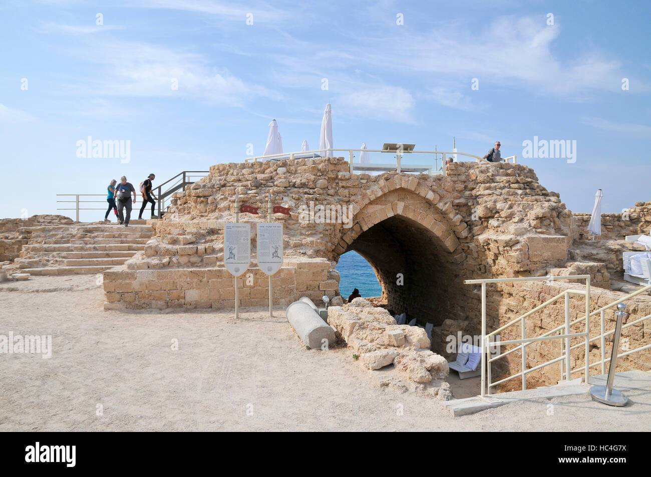 The remains of the old fort of Apolonia, AKA Arsuf, Apollonia is an ...