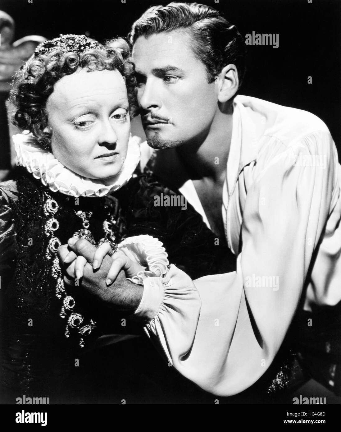 THE PRIVATE LIVES OF ELIZABETH AND ESSEX, from left: Bette Davis as ...