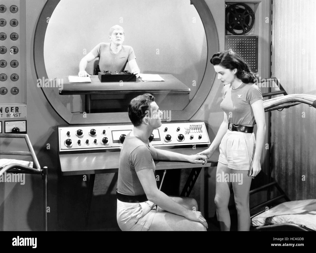 PROJECT MOON BASE, (aka PROJECT MOONBASE), from left, Hayden Rorke ...