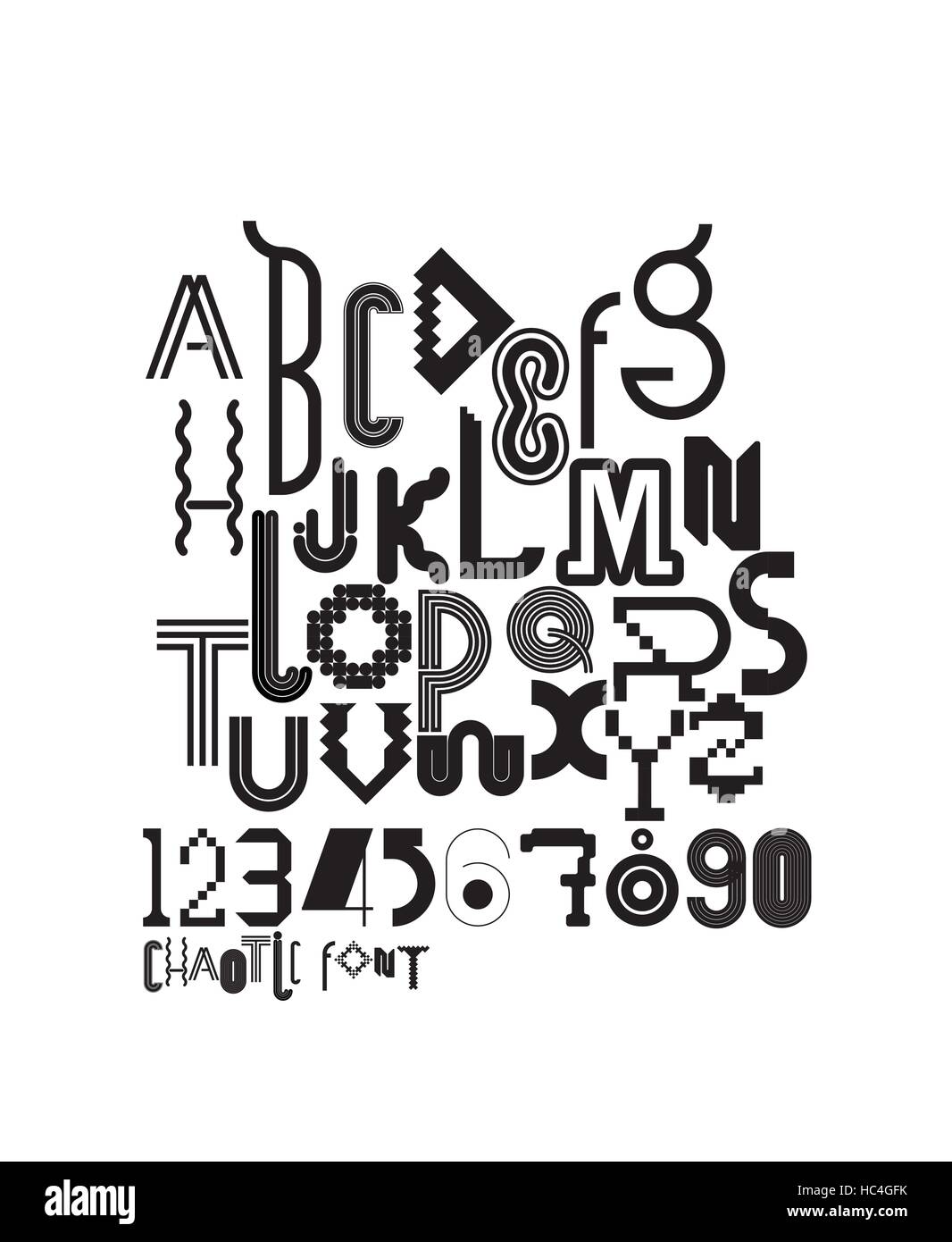 Individual font hi-res stock photography and images - Alamy