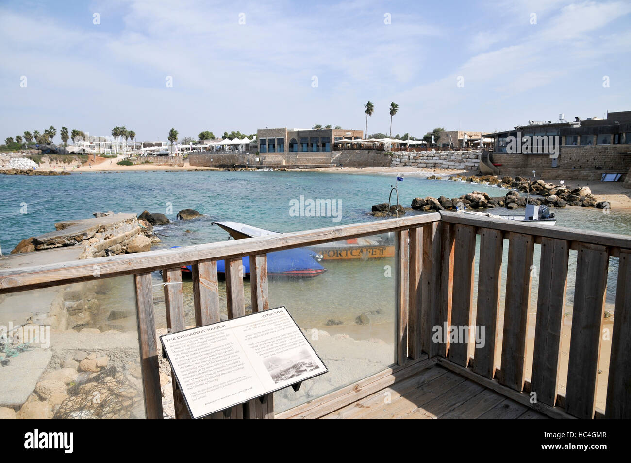 Sebastos Harbor of Caesarea, on the Mediterranea sea, Israel Built by ...